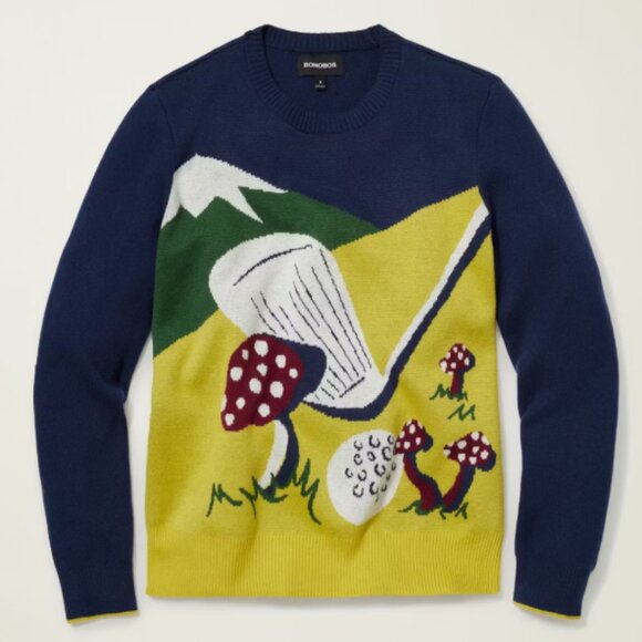 Bonobos | Sweaters | Bonobos Golf Putting Scenic Crew Neck Sweater Size ...